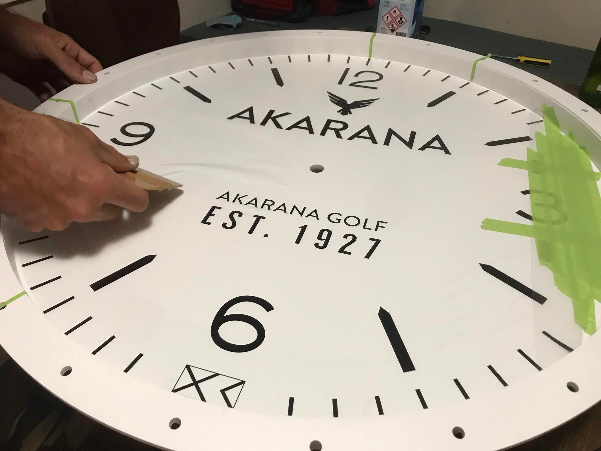 Clock face stickers for Paceracer - Custom Sticker Printers | Auckland ...